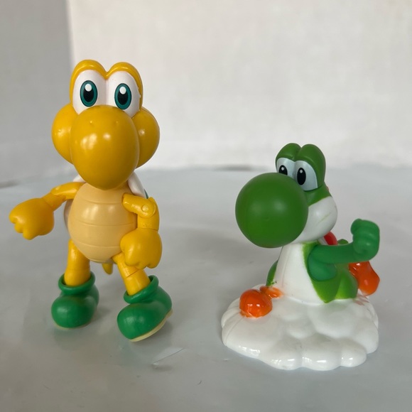 Toys | Super Mario Bros World Of Nintendo 4 Yellow Yoshi Figure ...